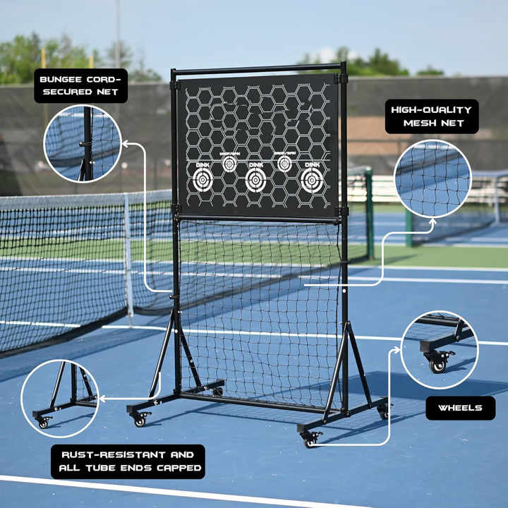 Pickleball Practice Rebounder Backyard & Indoor Portable Rebounder ...