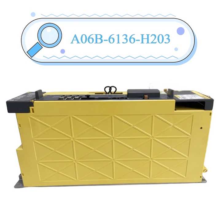 Japan 100% Original Fanuc Servo Amplifier Module A06B-6136-H203 for Cnc Machines| Alibaba.com
