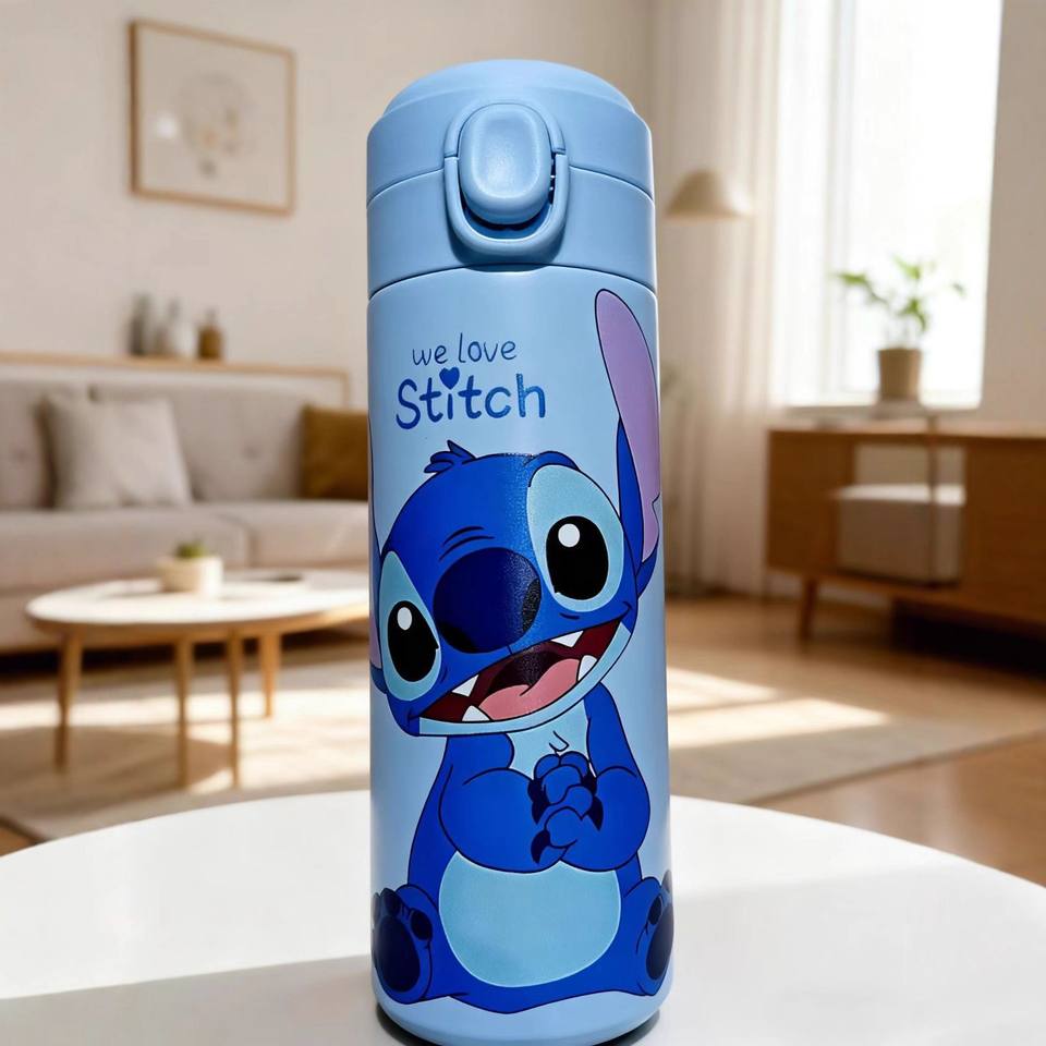 Stitch Cartoon Style 304 Stainless Steel Thermal Drink Cup Insulated ...