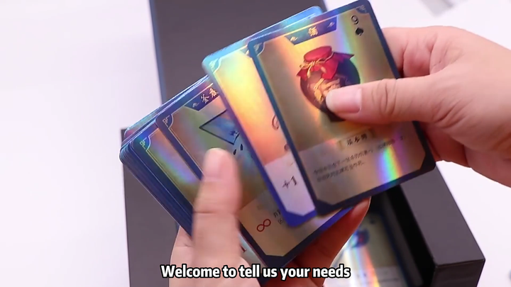Custom Holographic Card Game Printing - Anime Trading Cards & Custom ...