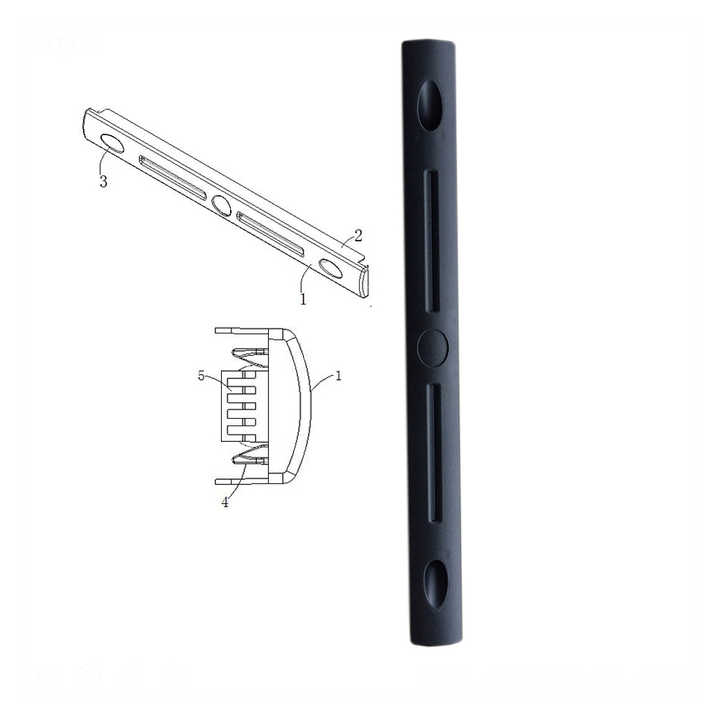 19 Inch 1u Tooless Mounting Network Rack Cabinet Plastic Blank Panel