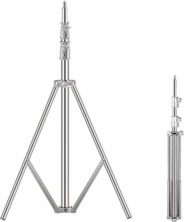 2.8m Stainless Steel Heavy Duty Tripod Light Stand for Photography ...