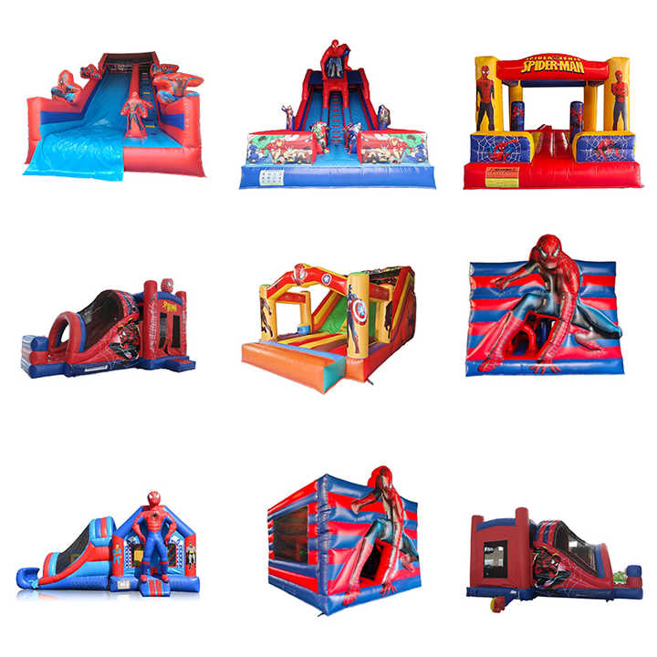 Outdoor Commercial Fun Spider-man Inflatable Super Hero Jumper ...