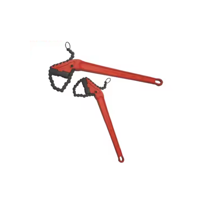 Heavy Duty Adjustable Reversible Chain Pipe Wrench With Large Chain ...