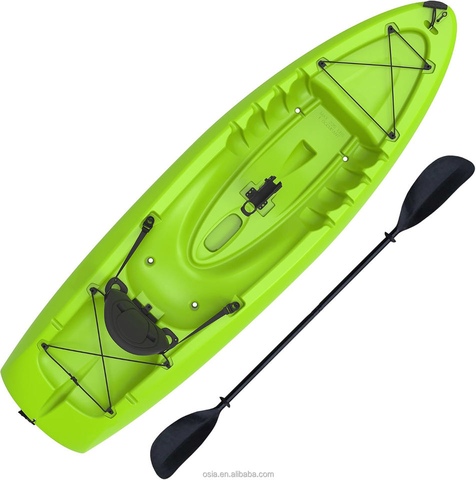 Outdoors Hard Plastic Fishing Kayak - Sit on Top Package