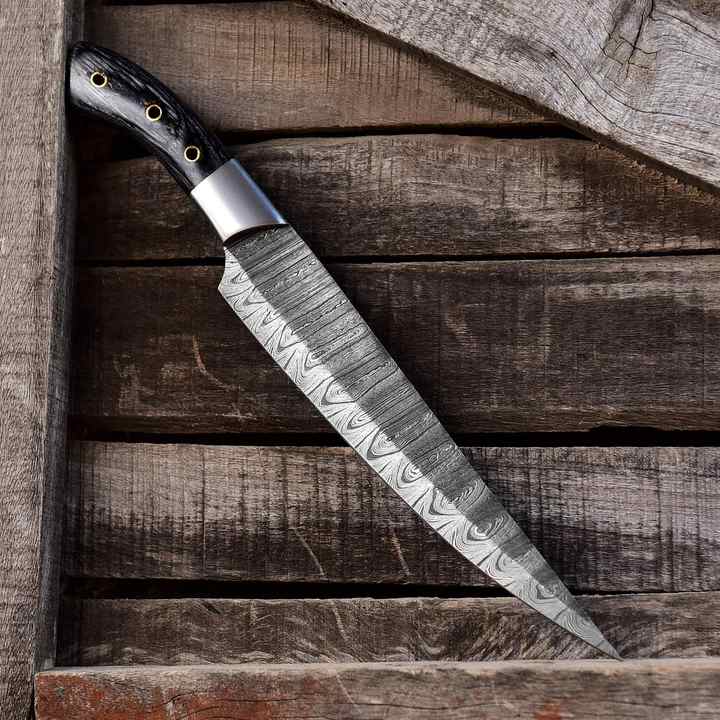 Custom Handmade Damascus Steel Blade - Chef Knife