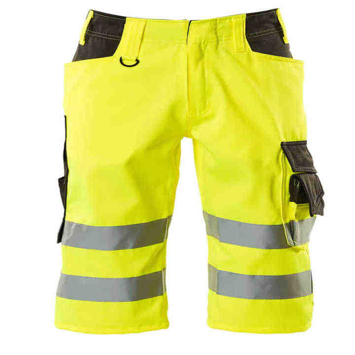 High Visibility Security Shorts Motorcycle Reflective Safety Shorts Men ...