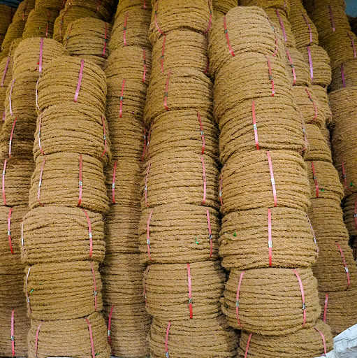 VIETNAM COCONUT COIR ROPES for GEO- TEXTILE WEAVING BROWN COCO FIBER ...