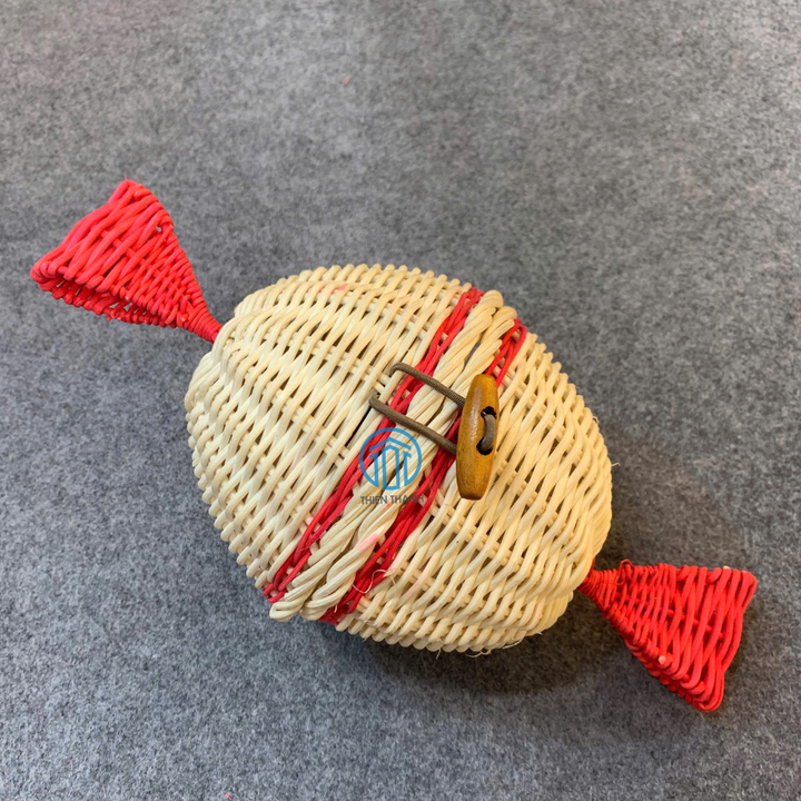 Handmade Natural Rattan Cute Caddy Gift Box for Ramadan Decorations ...