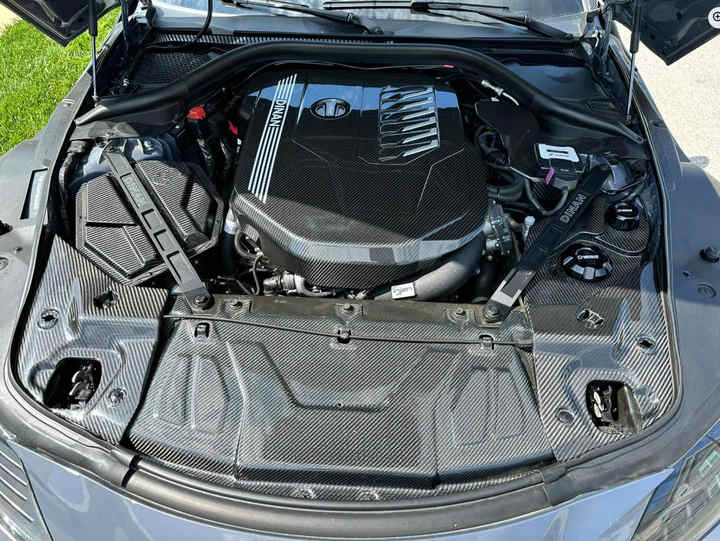 OE STYLE Pre-preg Engine Compartment Cover Plate Engine Bay Panels ...