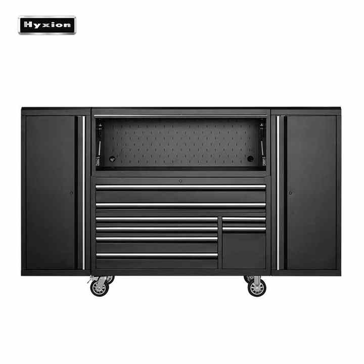 Heavy-Duty 56-Inch Tool Cabinet with Power Tool Drawer for Garage ...