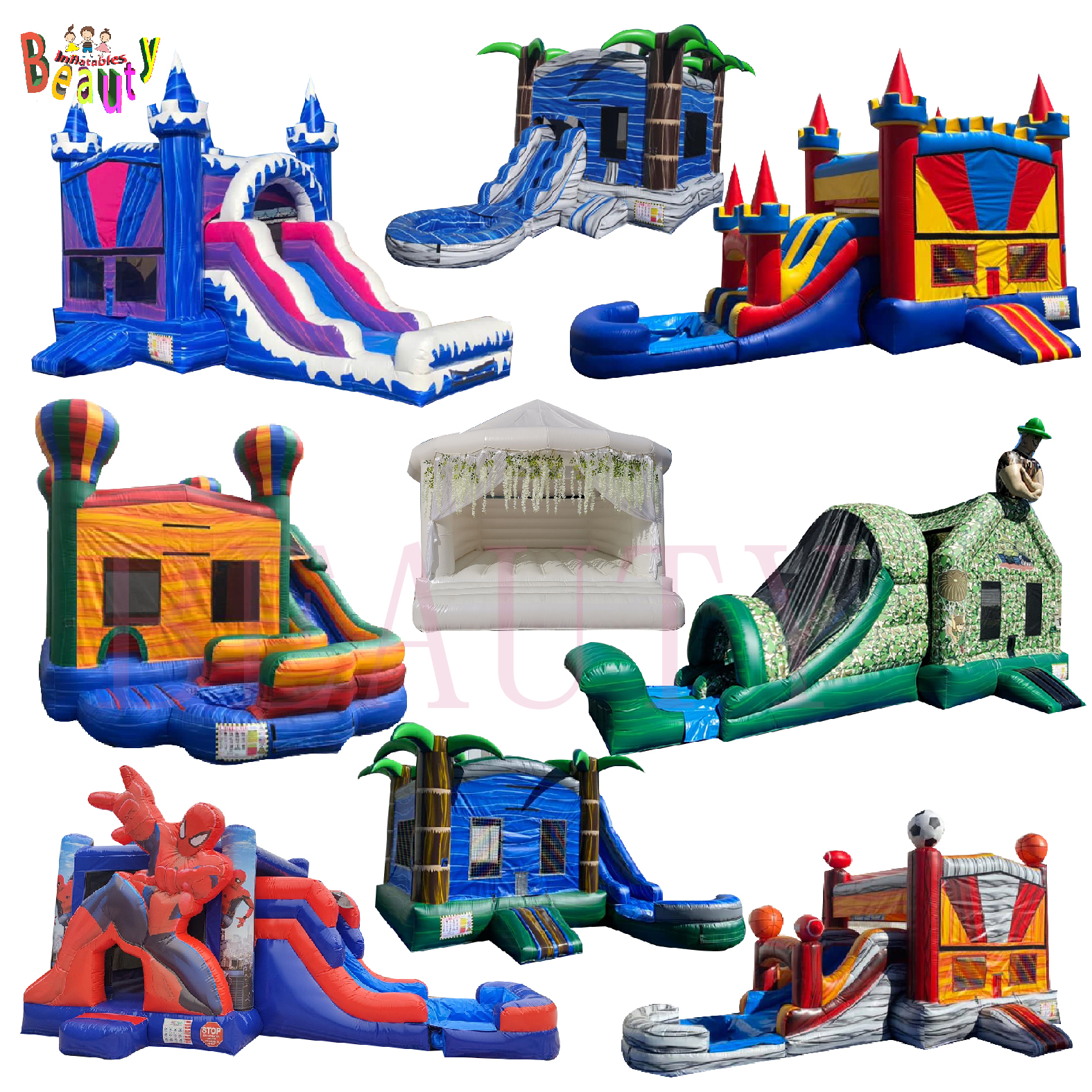 Blowup Bounce House - Commercial Grade Inflatable for Kids