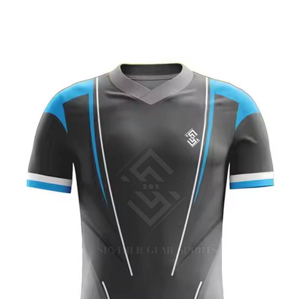 High Quality Solid Color Soccer Uniform Sets 100% Polyester Automated ...
