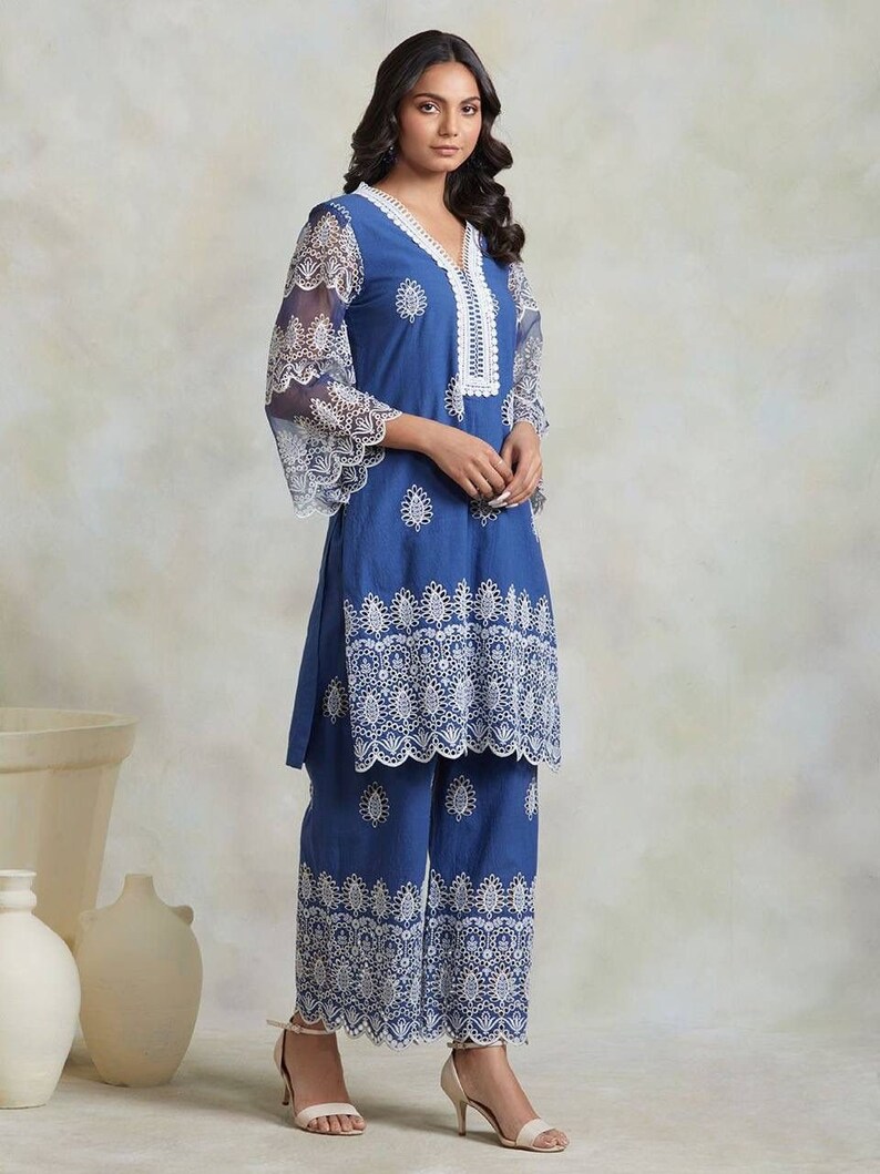 Chic Styles and Comfort in straight plazo design for Trendy Women