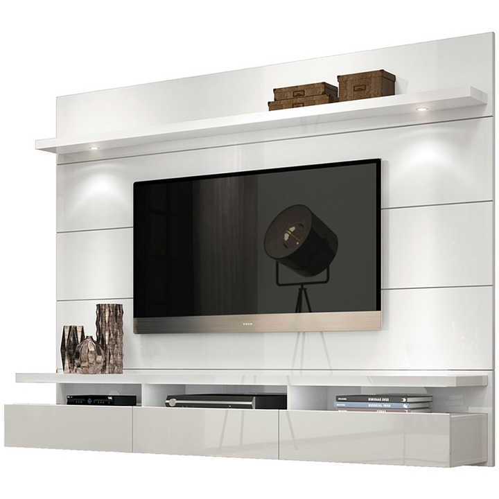Modern Style Greek Pattern Mirrored Entertainment Unit Tv Stand for ...