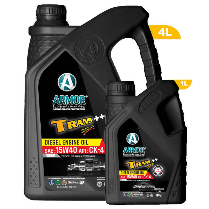 Armor Lubricants 15W-40 CK-4 - Ultimate Performance Oil