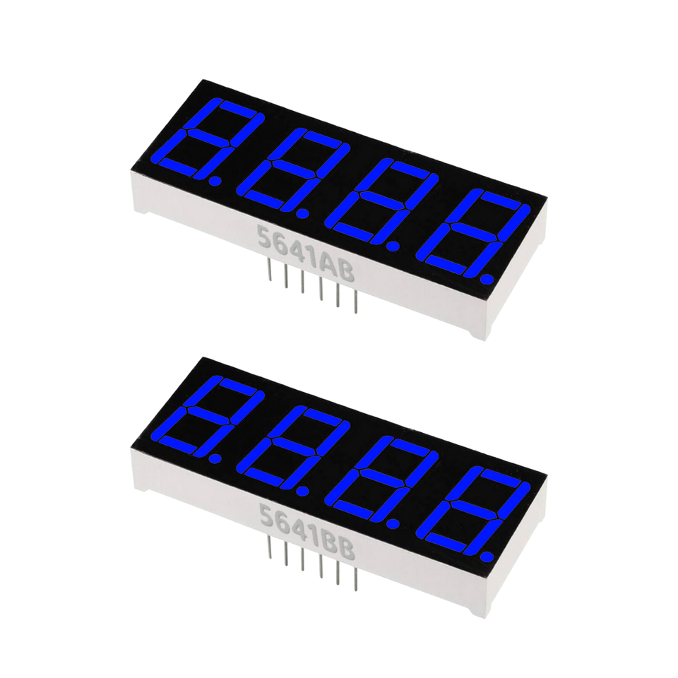 5641AB 5461AB 5641BB 5461BB Blue LED Display Tubes - 0.56 Inch