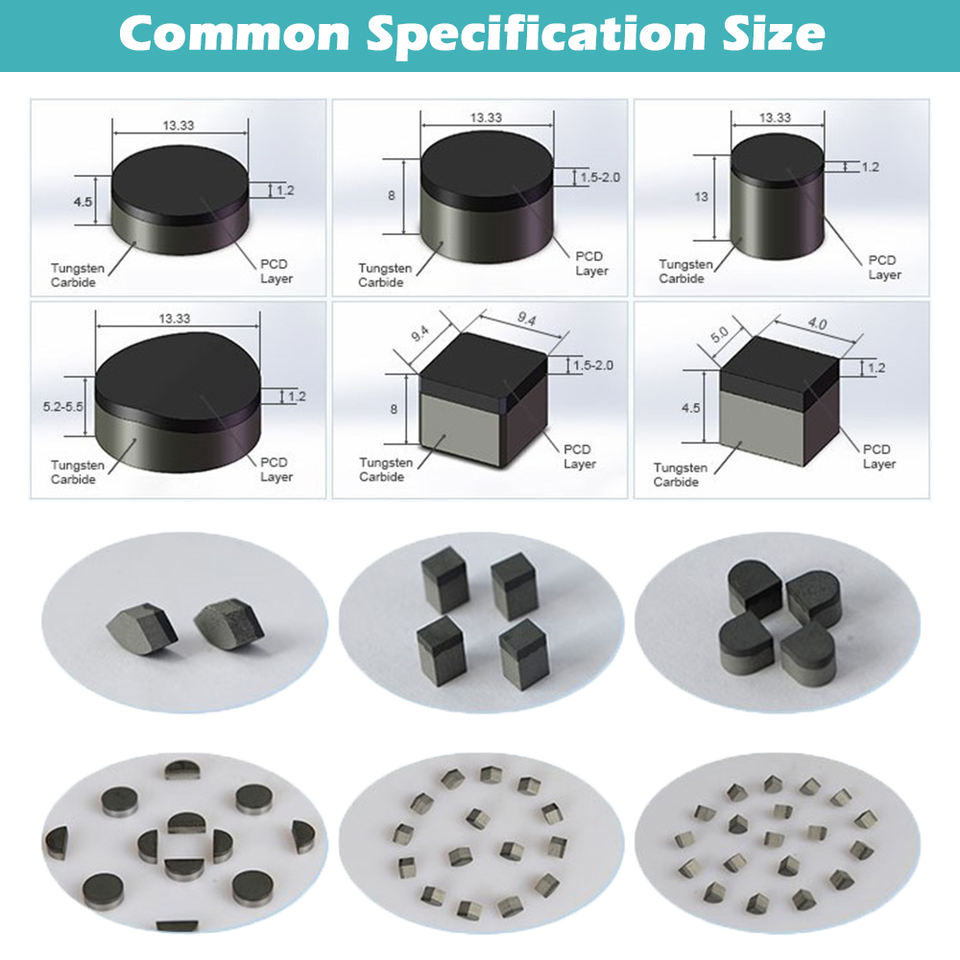 Polycrystalline Diamond Composite Cutting Tool - PDC Cutters