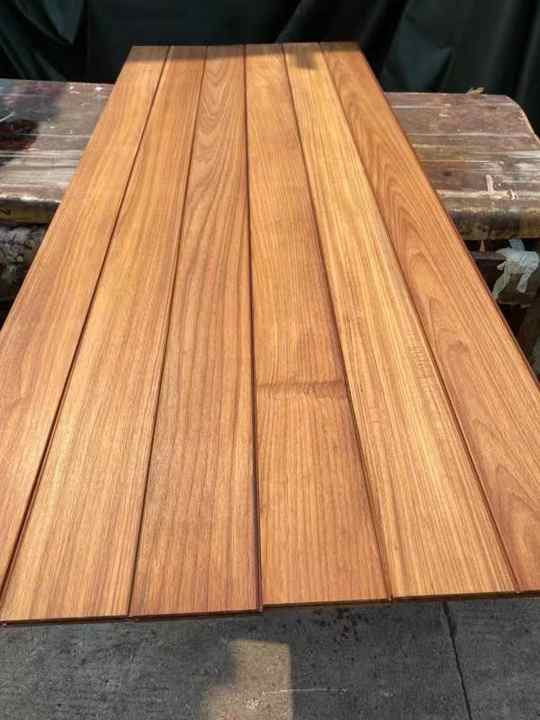 Foshan Yorking Decoration Natural Teak Wood Ceiling