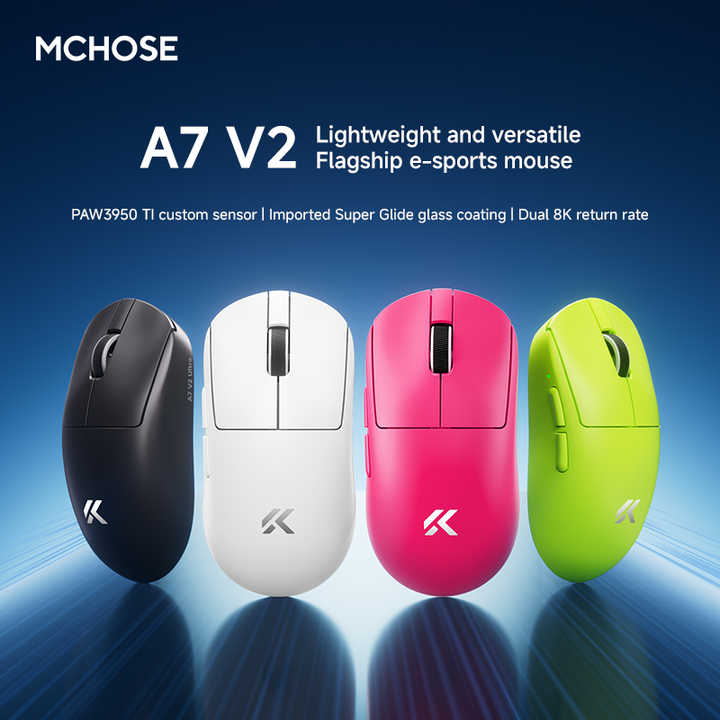 MCHOSE A7V2+ Lightweight Wireless Mouse All-in-One Flagship Gaming ...