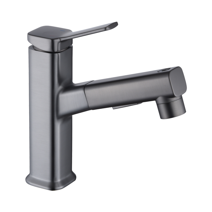 Three-Mode Pull-Out Basin Faucet Wash Bathroom Sink Faucets Luxury ...