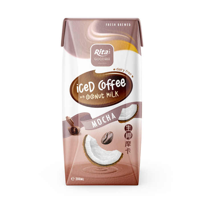 200ml Paper Box Iced Coffee With Coco Milk With Espresso Fast Delivery ...