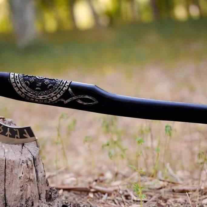 Heavy-Duty Double Head Axe Hand Forged High Carbon Steel, Precision ...