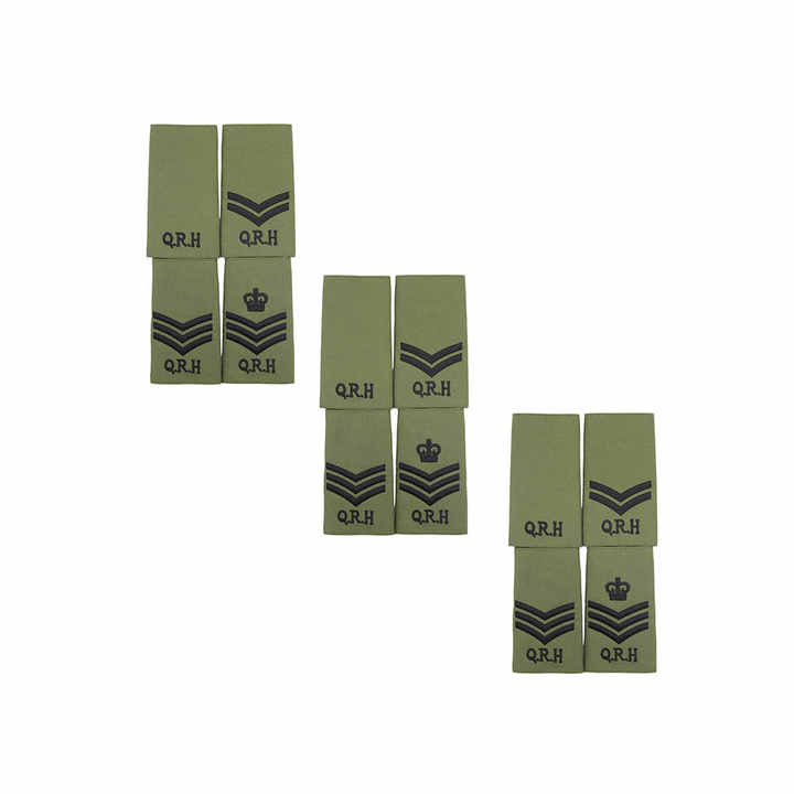 Tank Regiment RTR Black Rank Slides Lowest Price Custom Rank Slides ...