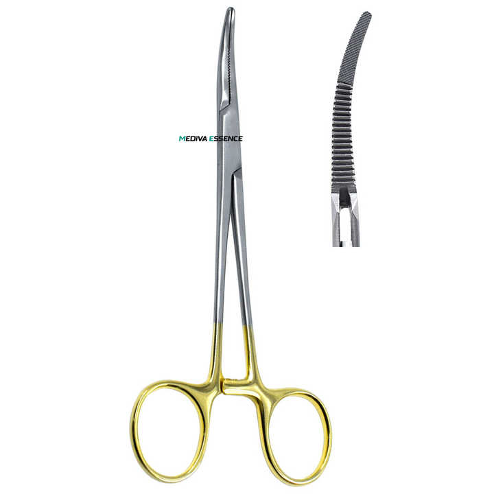 High Grade Stainless Steel TC Artery Forceps Curved Surgical Instrument ...