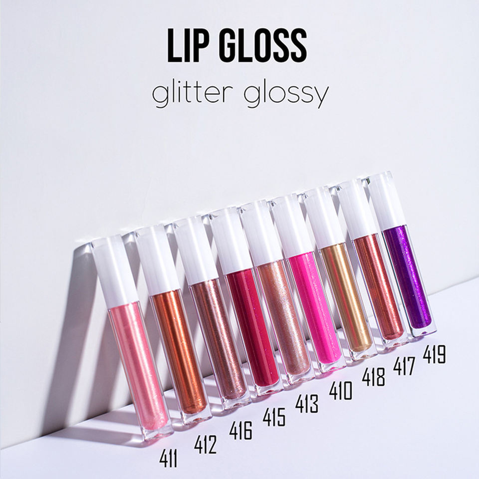 MLM Custom Makeup Tasty Flavored Plumping Glitter Glossy Private Label ...