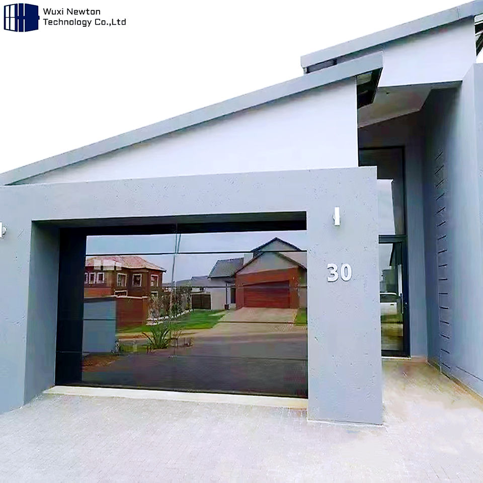 High Performance Electric Anti-Theft Glass Sectional Garage Doors ...