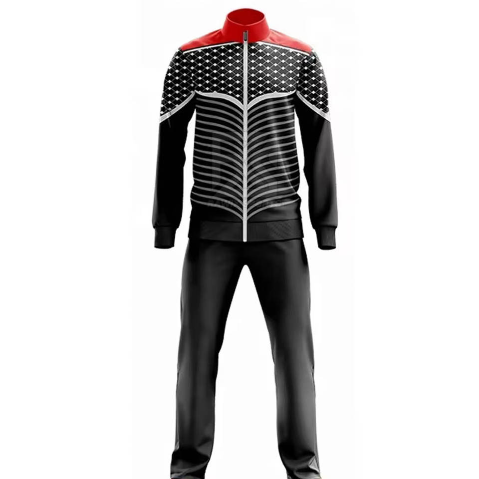 Unique Design Your Own Cotton Polyester Men Sublimation Tracksuit ...