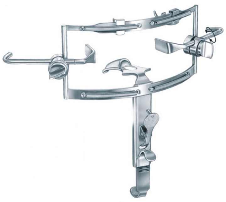 Dingman Mouth Gag Retractor Complete Set - High-Quality Surgical Tools