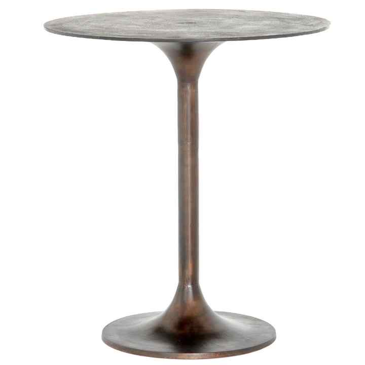 Nordic Modern Luxury Round Coffee Table Aged Grey Metal for Commercial ...