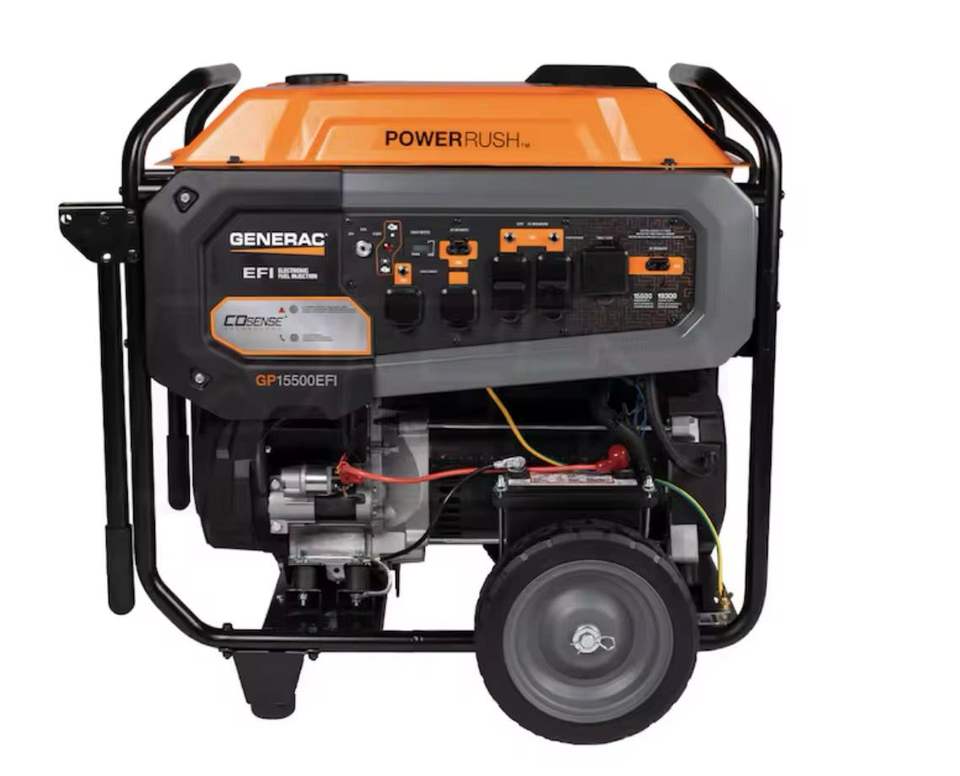60%OFF Generac GP15500EFI - 15,500 Watt EFI Electric Start Portable ...
