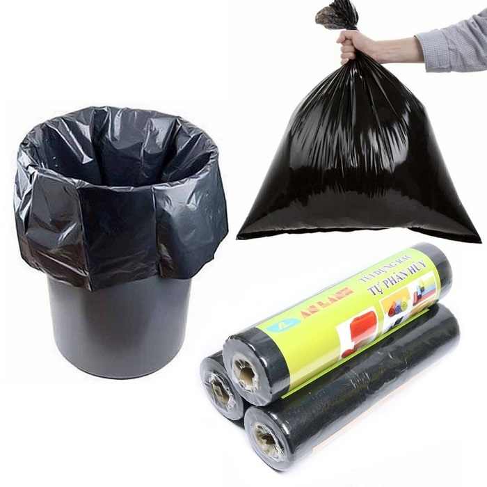 GARBAGE TRASH PLASTIC BAG Gravure Printing HDPE LDPE Heat Seal Side ...