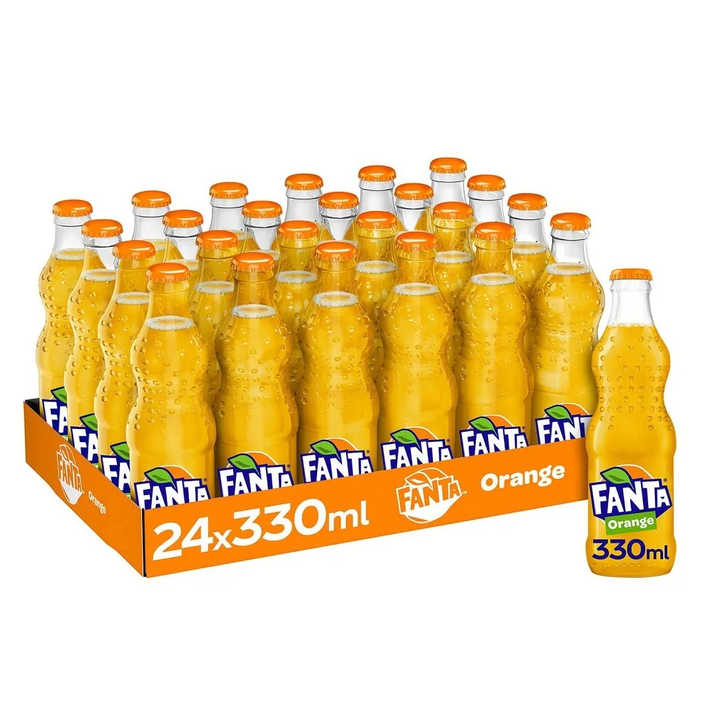 Wholesale Fanta 330ml Carbonated Drinks in Bulk Box Packaging