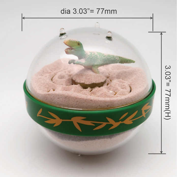 Dino Land Sandglobe - Dinosaur Souvenir Paperweight