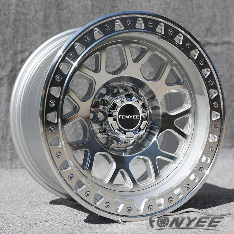 Fonyee 17x9 Aluminum Beadlock Wheel 0mm ET Casting Truck Concave Chrome ...