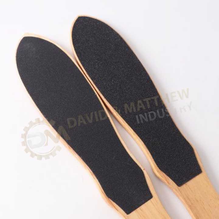 Double-Sided Wooden Handle Foot Rasp/Callus Remover Pedicure Wood Foot ...