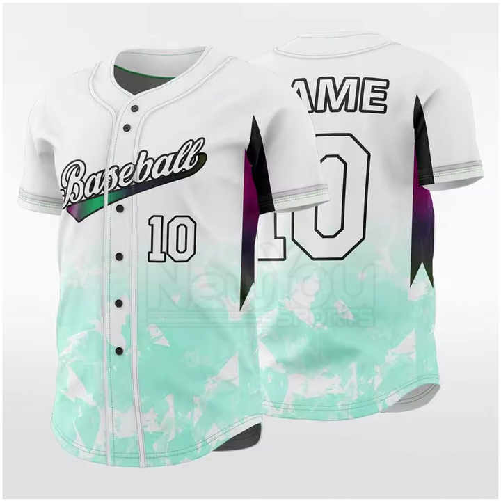 New Plain Baseball Jersey Custom Design Men Blank Baseball Jersey ...