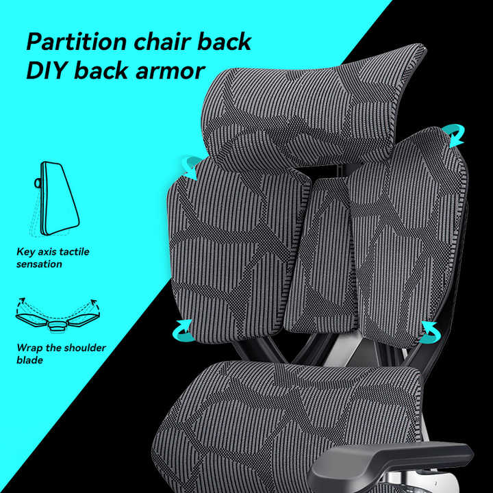 X5PRO Ergonomic Mesh Gamer Chair - 6D Armrest Comfort