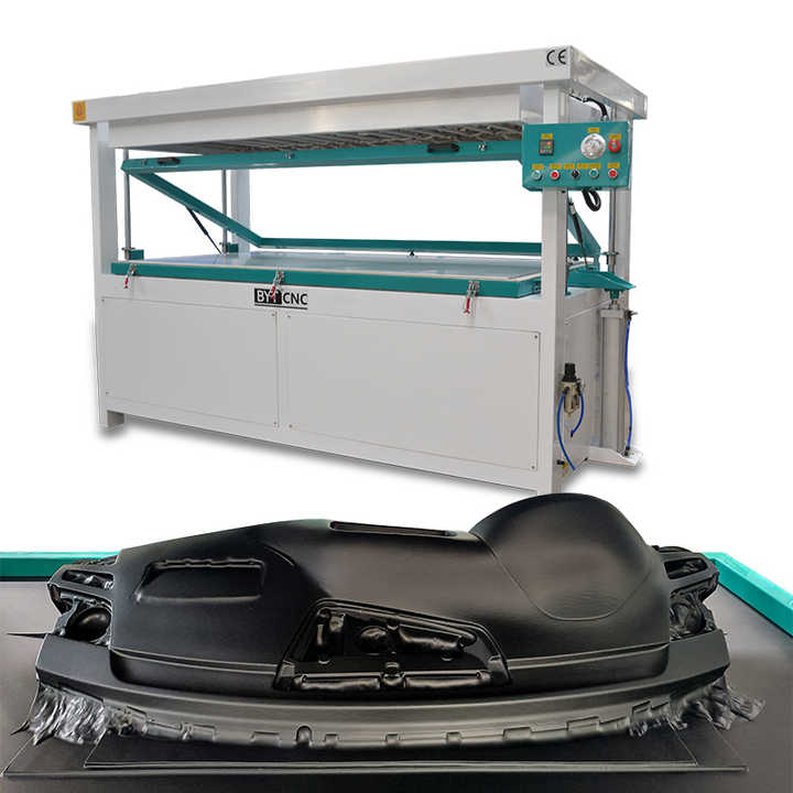 Pu Leather Wrapping Vacuum Forming Machine for Signs & Car Dashes