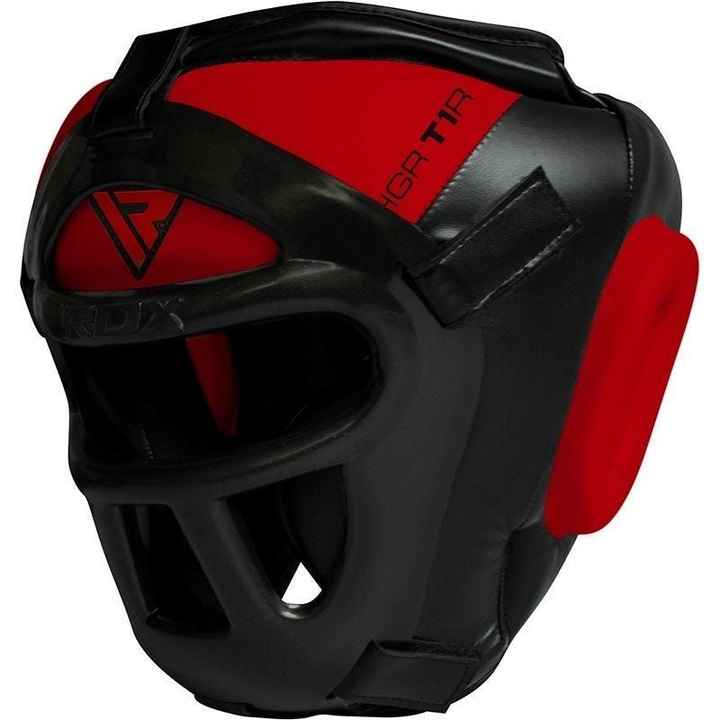 High Quality Genuine Leather Boxing Head Guard - Full Face Protection