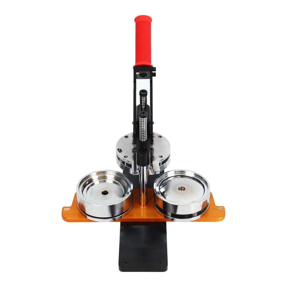 2025 Customizable Semi Automatic Badge Maker Machine