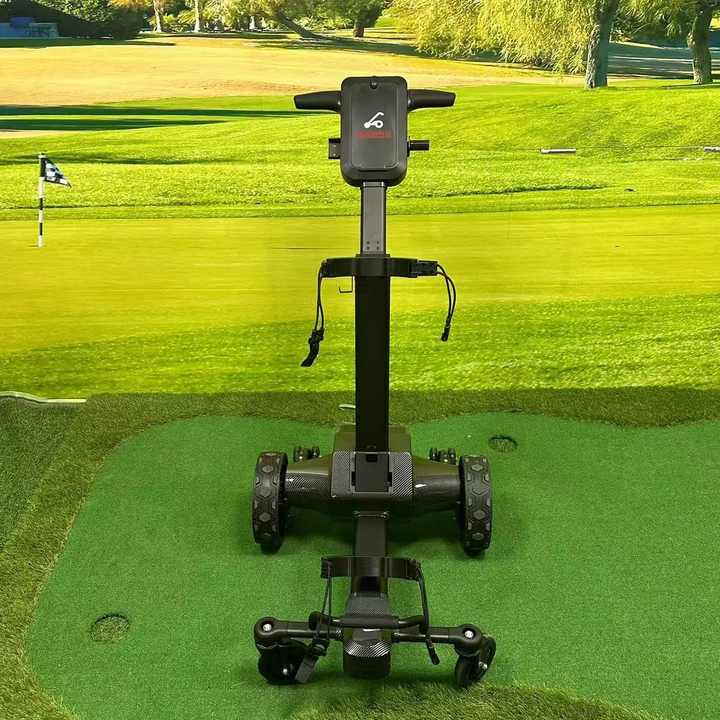 Newly Arrive Automatic Follow Golf Trolley with Drink Holder ...