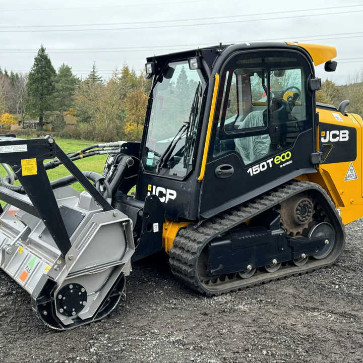 JCB 150T Eco Tracked Skidsteer with FAE Forestry Mulcher