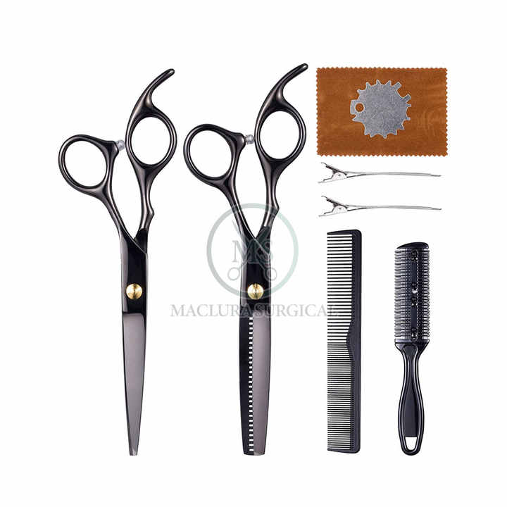 Ergonomic Barber Scissors Anti-Slip Handle for Long-Term Salon Use ...
