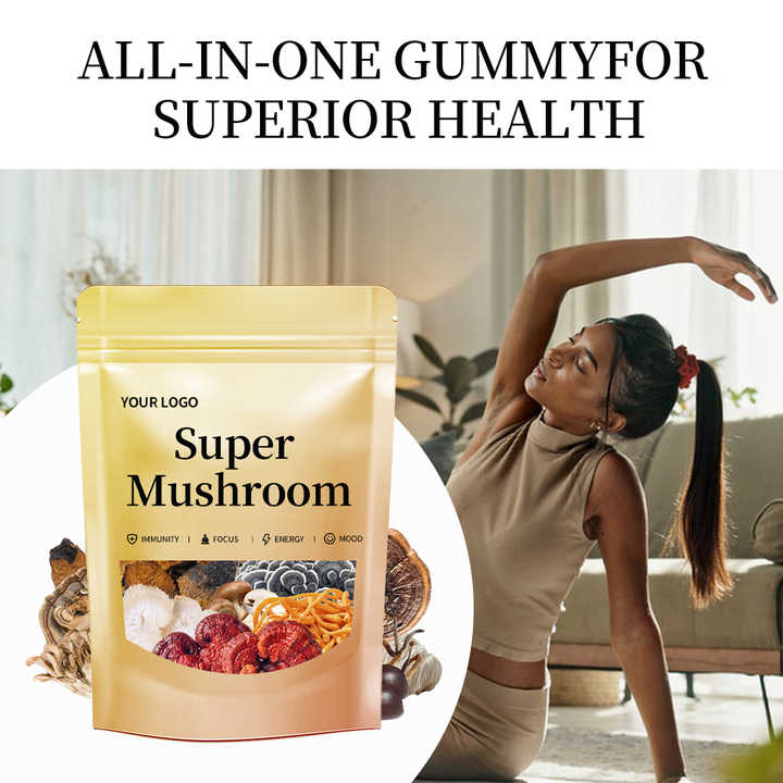 Mushroom Nootropic Brain Supplement Gummies for Adults & Teens