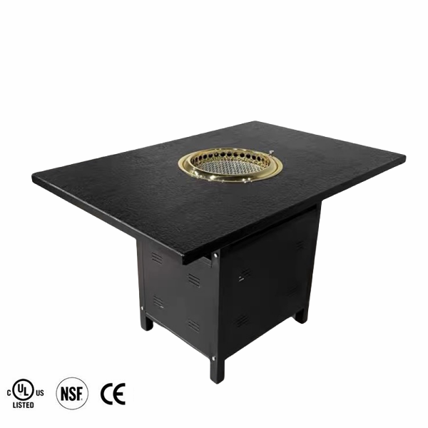 KBBQ Table - Modern Outdoor BBQ Grill Table for Restaurants